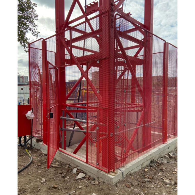 Tower Crane Base Enclosure - WOLFF Onsite