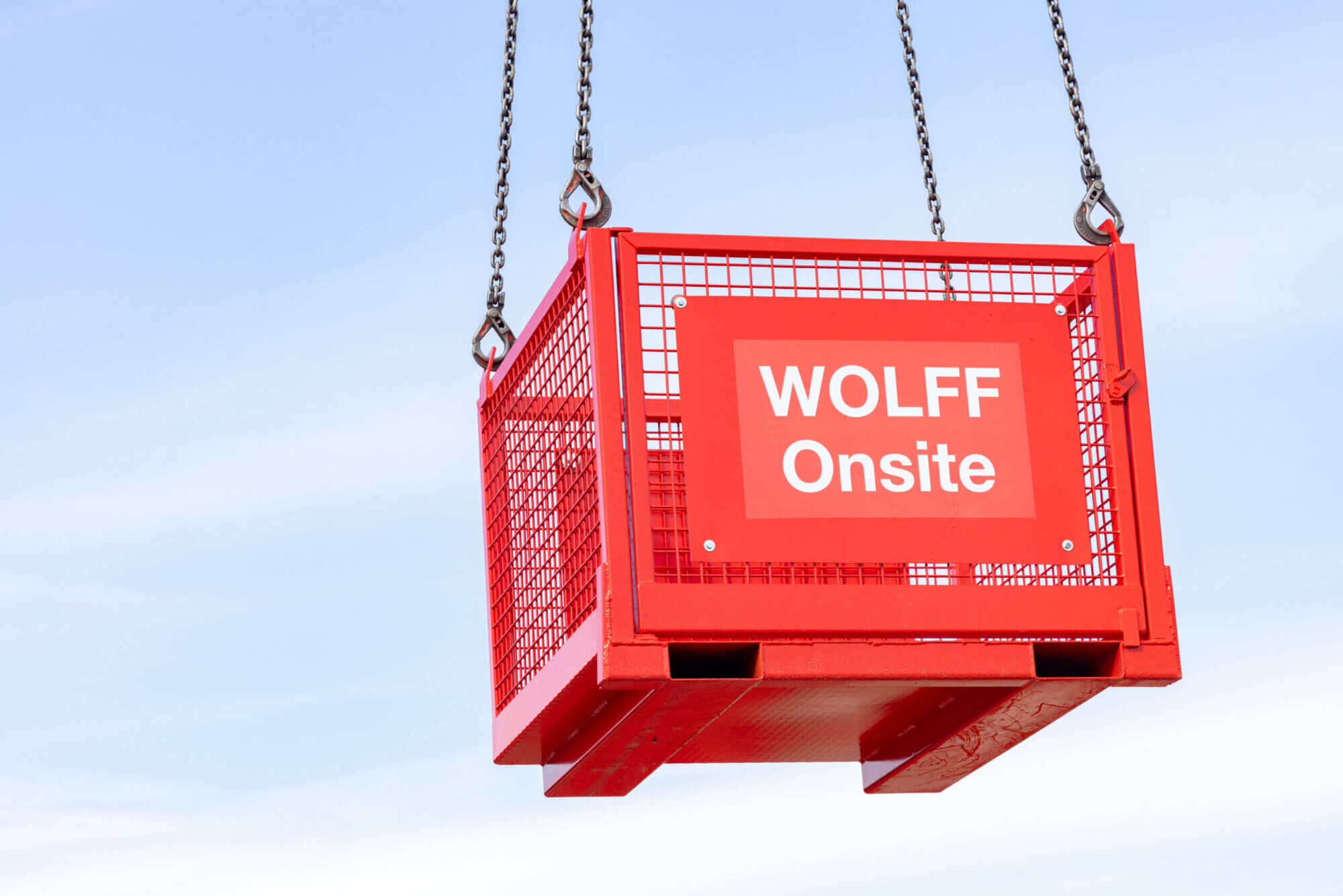 Access Cages / Man Baskets - WOLFF Onsite